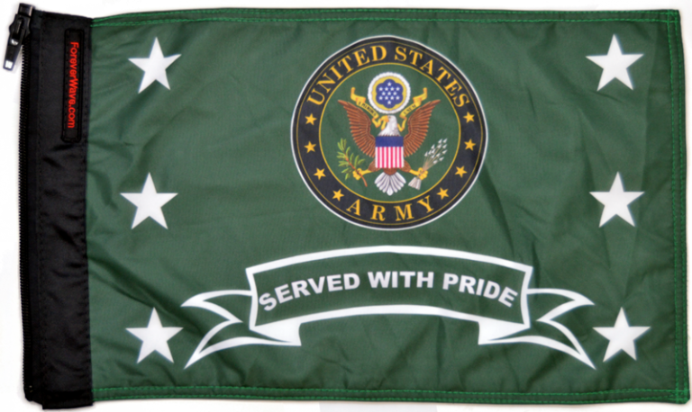Army Served With Pride Flag